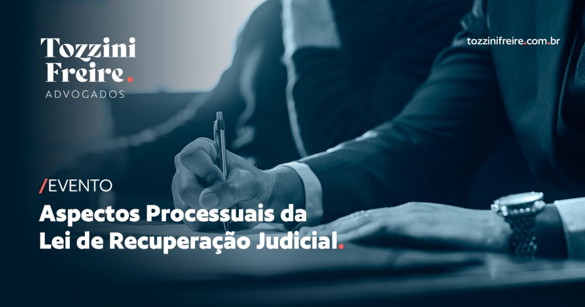 Aspectos Processuais da Lei de Recuperação Judicial